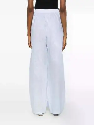RIVIERA Elasticated-waistband Pants - Blue