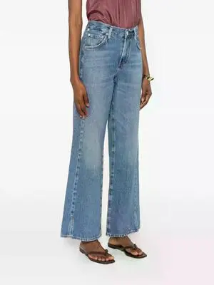Citizens Of Humanity Side-slit Straight Leg Jeans - Blue