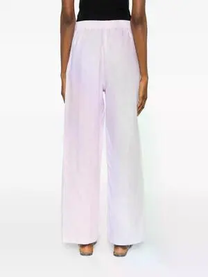RIVIERA Elasticated-waistband Straight-leg Pants