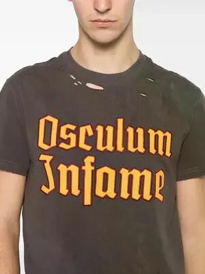 DAGGER Distressed-effect T-shirt