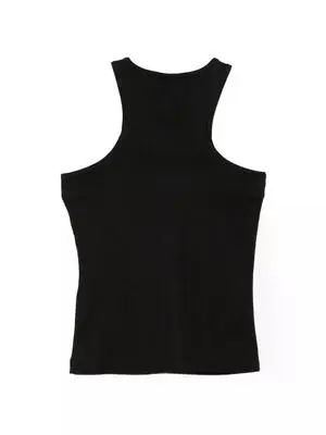 Karl Lagerfeld Logo-print Ribbed-knit Top
