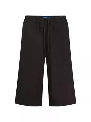 Karl Lagerfeld Drawstring-waist Shorts - Black