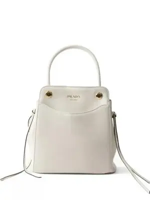 Prada Mini Leather Handbag - White