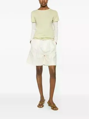 DEPARTMENT 5 Floral Jacquard Pleated Shorts