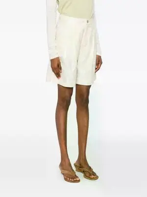 DEPARTMENT 5 Floral Jacquard Pleated Shorts