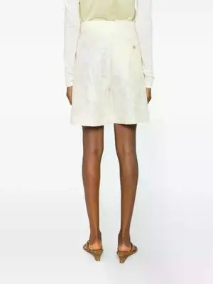 DEPARTMENT 5 Floral Jacquard Pleated Shorts