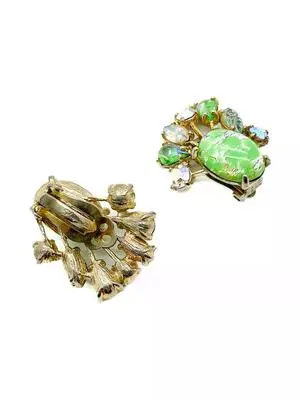 Schiaparelli 1950s Clip-on Earrings