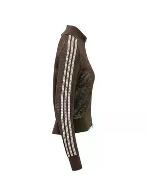 Adidas Crochet-knit 3-stripes Cardigan