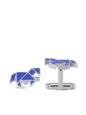 Shanghai Tang Logo-plaque Cufflinks