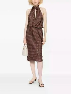 Posse Phoebe Polka-dot Dress - Brown