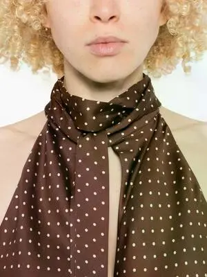 Posse Phoebe Polka-dot Dress - Brown