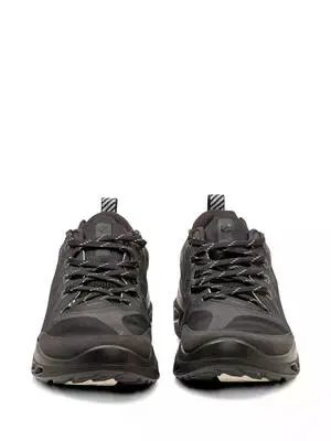 Ecco Biom 720 Lace-up Sneakers With Round Toe And Pull-tab - Black