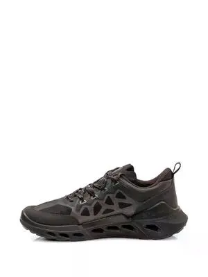 Ecco Biom 720 Lace-up Sneakers With Round Toe And Pull-tab - Black