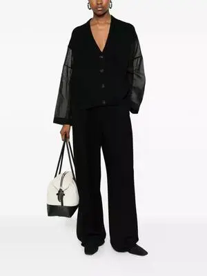 Brunello Cucinelli Sheer-sleeve Cardigan