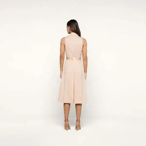 L'Agence Kylo Poplin Shirt Dress - Biscuit
