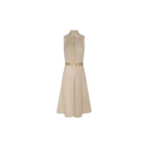 L'Agence Kylo Poplin Shirt Dress - Biscuit