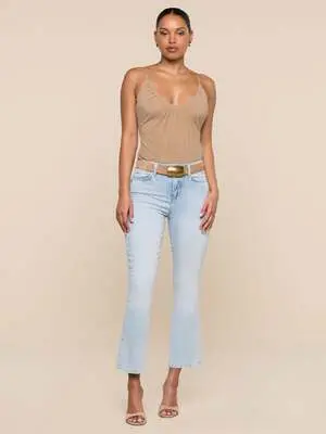 L'Agence Tati Cropped Micro Boot Jeans