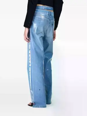 Ottolinger Distressed Metallic-effect Jeans