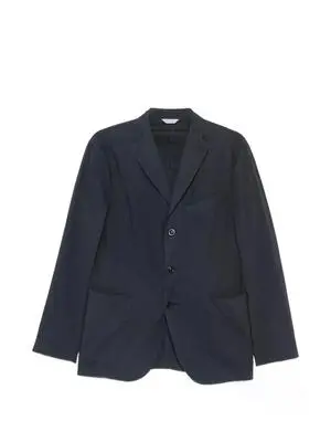 Boglioli Single-breasted Cotton Blazer - Blue