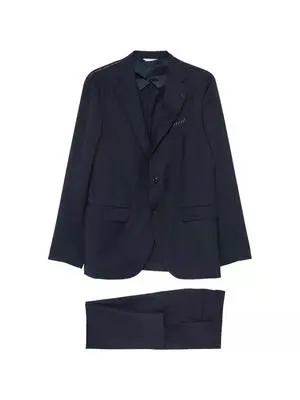 Boglioli Notch-lapel Single-breasted Suit - Blue