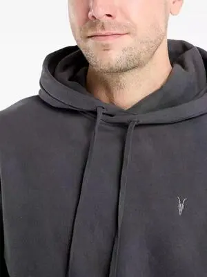 ALLSAINTS Raven Logo-embroidered Hoodie