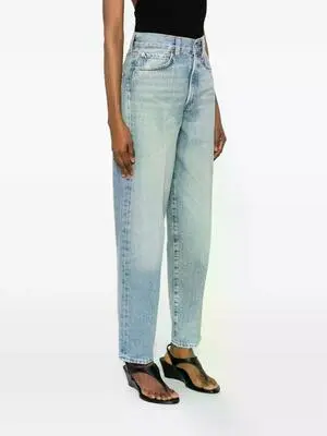 AGOLDE Faded Pressed-crease Jeans