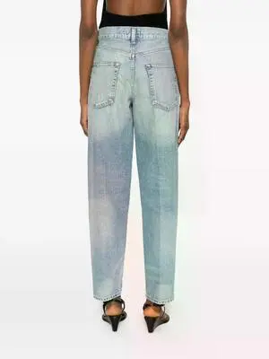 AGOLDE Faded Pressed-crease Jeans