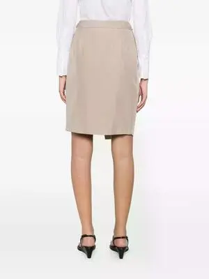 SIMONA CORSELLINI Draped Wrap Mini Skirt