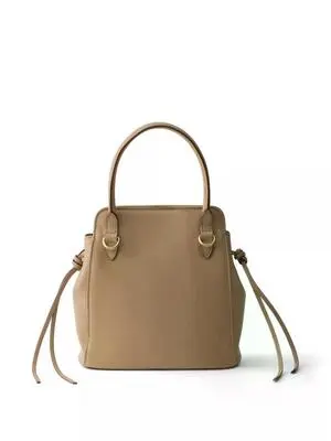 Prada Mini Leather Handbag - Neutrals