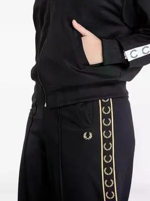Fred Perry Embroidered-logo Zip-up Sweatshirt