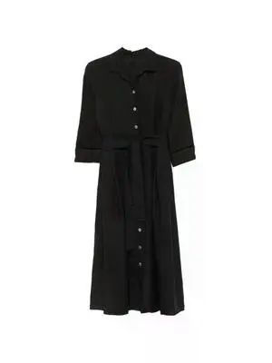 120% Lino Midi Day Dresses