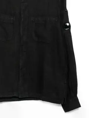C.P. COMPANY Lens-detail Linen Shirt