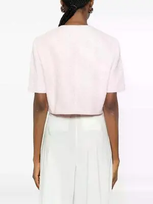 Maje Sequin-embellished Tweed Jacket - Pink