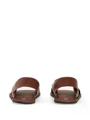 GROUNDIES Crossover-strap Slingback Sandals