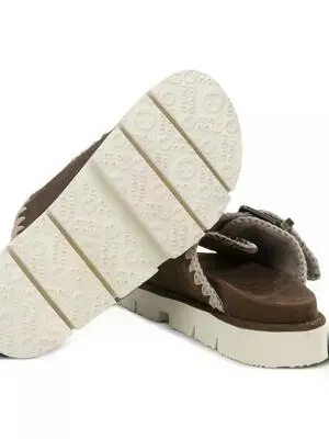 Mou Crochet-trimmed Buckled Sandals