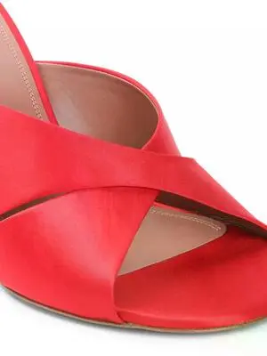 Amina Muaddi Salma Sandals - Red