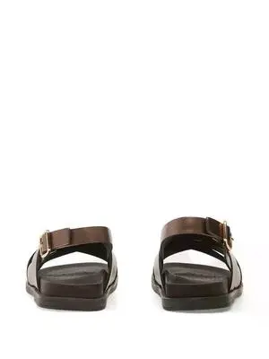 Geox Adelash Crossover-strap Sandals - Brown