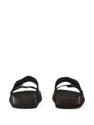 Geox Parnaiba Buckled Sandals - Black