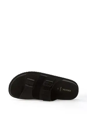 Geox Parnaiba Buckled Sandals - Black