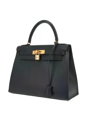 Hermès 1996 Kelly 28 Tote Bag - Blue