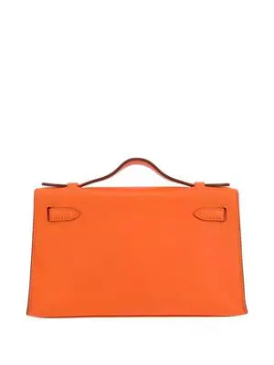 Hermès 2009 Kelly Clutch Bag - Orange
