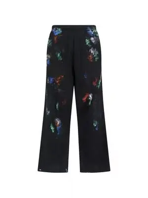 Balenciaga Painter's Shirt Track Pants - Black