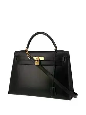 Hermès 1990 Kelly 32 Handbag - Black