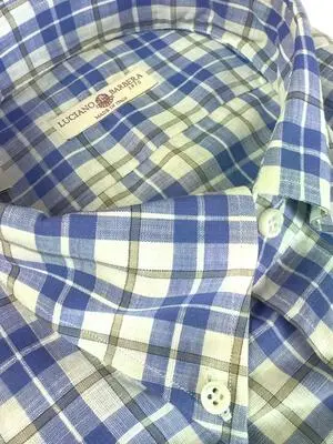 Luciano Barbera Checked Buttoned Shirt