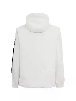 OUTHERE Logo-patch Hooded Jacket - Neutrals