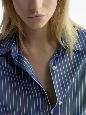 NILI LOTAN Yorke Striped Shirt