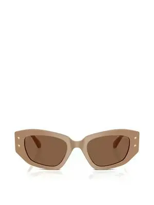 Michael Kors Le Praz Geometric-frame Sunglasses - Neutrals