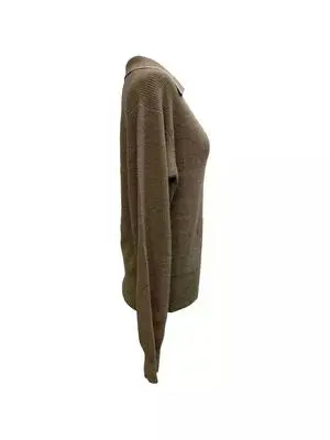 Sandro Knitted Collared Sweater