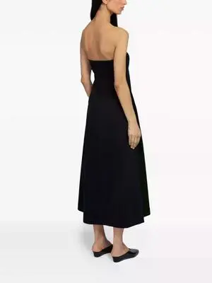 SAMSOE SAMSOE Sahya Strapless Button-front Dress