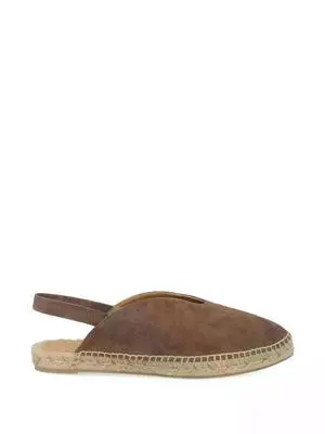 CastaÑer Suede Slingback Espadrilles - Brown